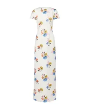EMILIA WICKSTEAD Fosette Floral Maxi Dress - White