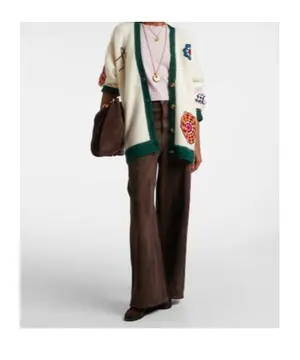 ALEMAIS Crochet Mohair And Wool-blend Cardigan
