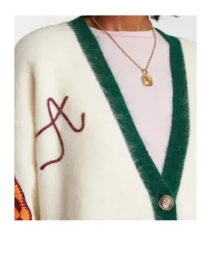 ALEMAIS Crochet Mohair And Wool-blend Cardigan