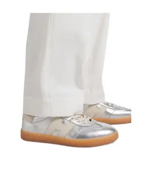 Hogan Cool Metallic Leather Sneakers