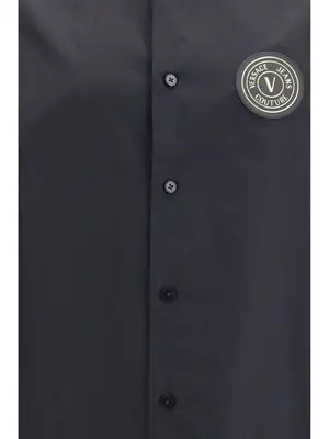 Versace Logo Patch Short-sleeve Shirt