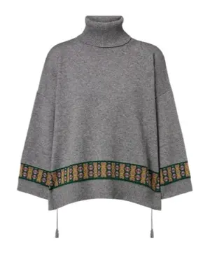 Etro High-neck Knit Sweater - Gray