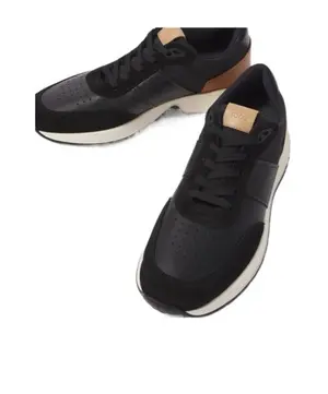 TOD'S Color Block Leather Sneakers
