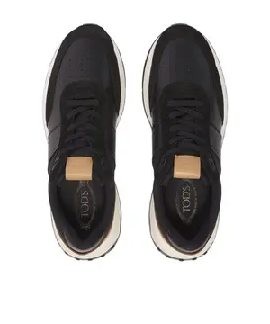 TOD'S Color Block Leather Sneakers