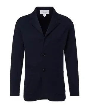 LARDINI Cotton Blazer - Black