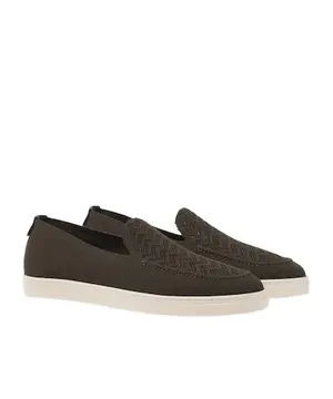 Giorgio Armani Jacquard Slip-on Shoes