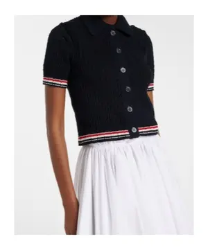Thom Browne Openwork Cardigan