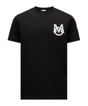 Moncler Logo Patch Crewneck T-shirt