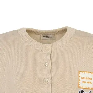 Max Mara Floral Intarsia Embroidered Cardigan