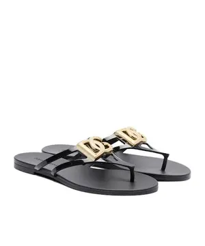 Dolce & Gabbana Thong Sandals - Black