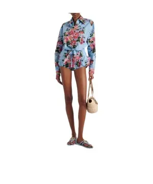 Dolce & Gabbana Floral Thong Sandals