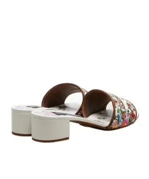 Dolce & Gabbana Leather-trimmed Mules