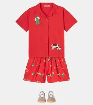 BOBO CHOSES Printed Cotton Shirt