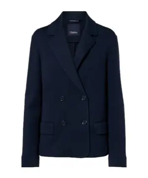 Max Mara Badia Double-breasted Cotton-blend Blazer