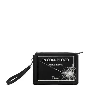 Dior A5 Triangle Pouch - Black