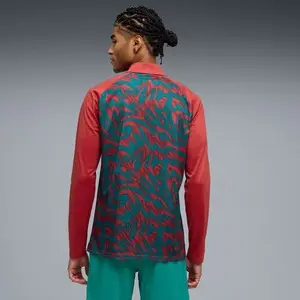 PUMA Portugal National Team Pre-match Quarter-zip Top By - Red