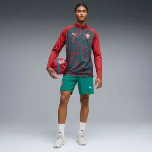 PUMA Portugal National Team Pre-match Quarter-zip Top By - Red