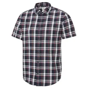 Mountain Warehouse Trace Flannel Short-sleeved Shirt - Blue