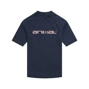 ANIMAL Daisy Logo Rash Guard - Navy