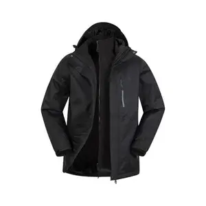 Mountain Warehouse Bracken Extreme 3-in-1 Waterproof Jacket - Black