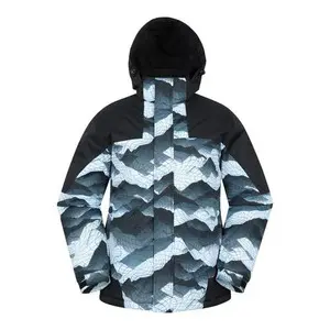 Mountain Warehouse Shadow Ii Printed Ski Jacket - Light Grey
