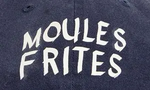 Clare V. Moules Frites Embroidered Baseball Cap