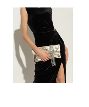 JIMMY CHOO Vintage Metallic Clutch Bag