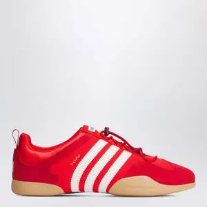 Adidas X Bad Bunny Suede Leather Ballerina Sneakers - Red