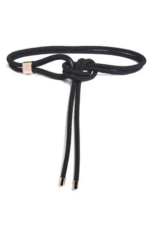 MAX MARA Max Mara Targa Knotted Leather Belt