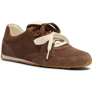 STUART WEITZMAN Bond Sport Leather Sneaker - Cigar
