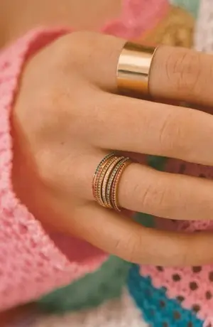 MADE BY MARY Birthstone Stacking Ring