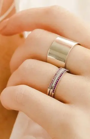 MADE BY MARY Birthstone Stacking Ring