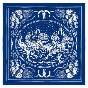 SQUAÏR Dust And Thunder Cotton Bandana 4th Of July Edition - Blue