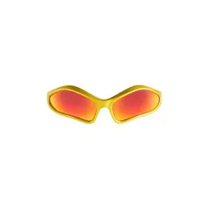 Balenciaga Fennec Oval Sunglasses /red