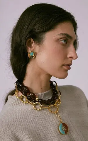 LIZZIE FORTUNATO Desert Pool Earrings