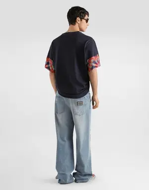 Dolce & Gabbana Cotton T-shirt With Carretto-print