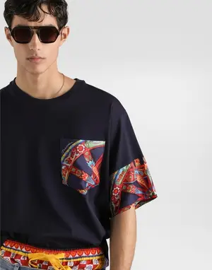 Dolce & Gabbana Cotton T-shirt With Carretto-print