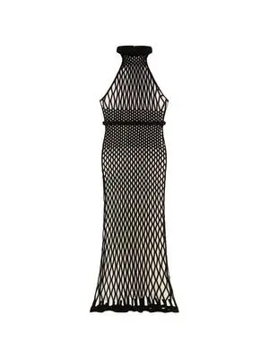 Givenchy Open-knit Halterneck Maxi Dress