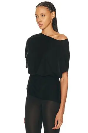 EAVES Jaidyn Knit Asymmetrical Top