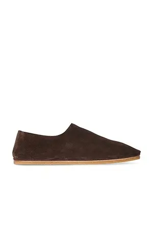THE ROW Perrick Suede Slipper