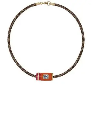 ROXANNE ASSOULIN The Cylinder Cord Necklace - Sienna