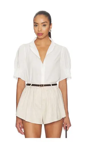 Rag & Bone Dakota Shirt In Ivory - Bone