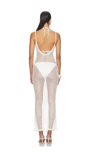 Superdown Dillon Crochet Maxi Dress