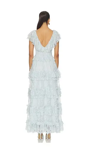 Sea Sharleen Lace Vneck Dress In Blue