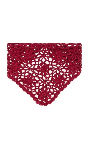 CASA CLARA Ruthie Head Scarf In Red