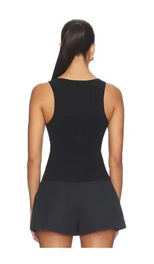 Alexander Wang Racer Tank With Jacquard Logo