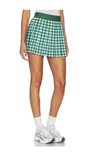 Beach Riot Irina Skirt In Gingham Checks