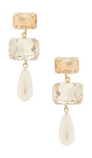 PETIT MOMENTS Alexis Pearl Drop Earrings - Neutral