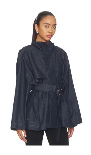FRAME The Denim Short Field Trench