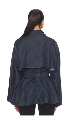 FRAME The Denim Short Field Trench